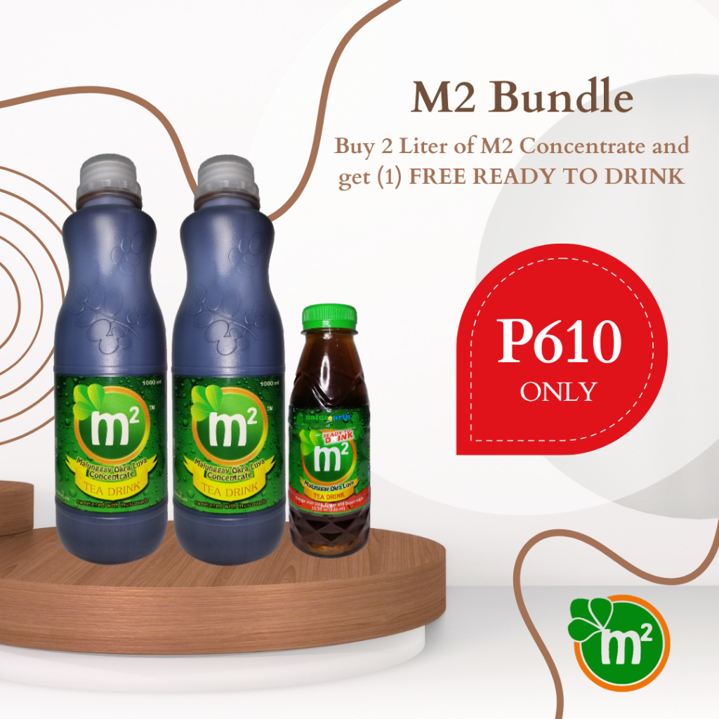 [Expiry: APR 2026] M2 Malunggay Tea Drink BUNDLE PROMO 2L + 1 Ready to ...