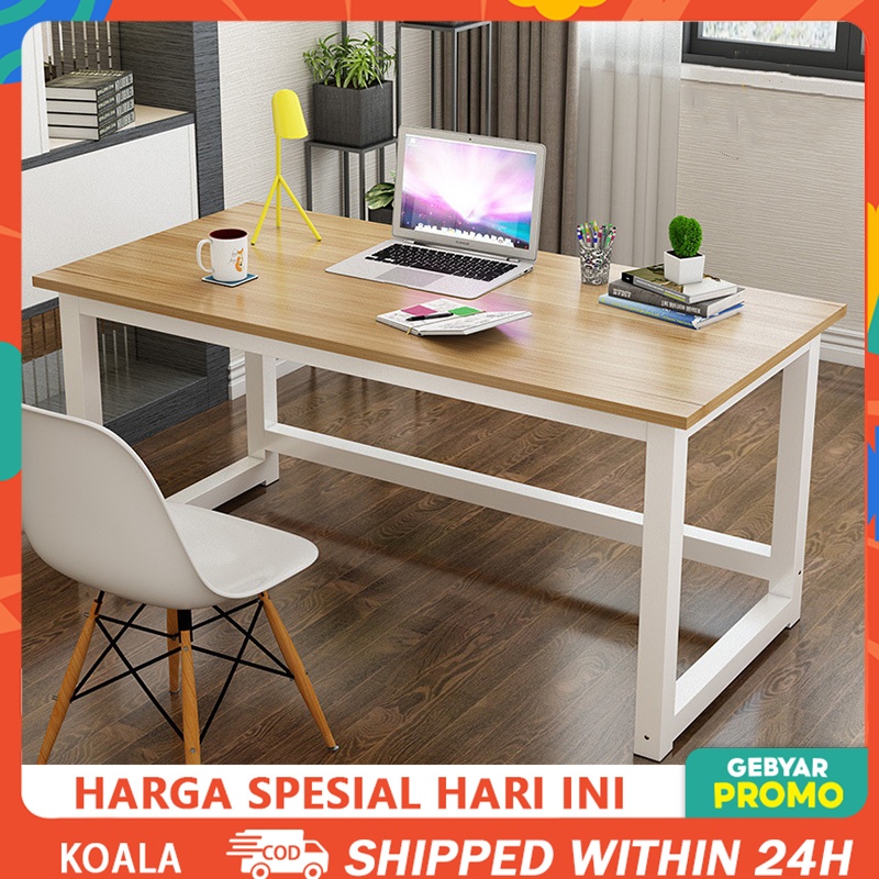 ⚡Koala⚡Student Study Desk Writing Desk Solid Wood Table Computer Table ...