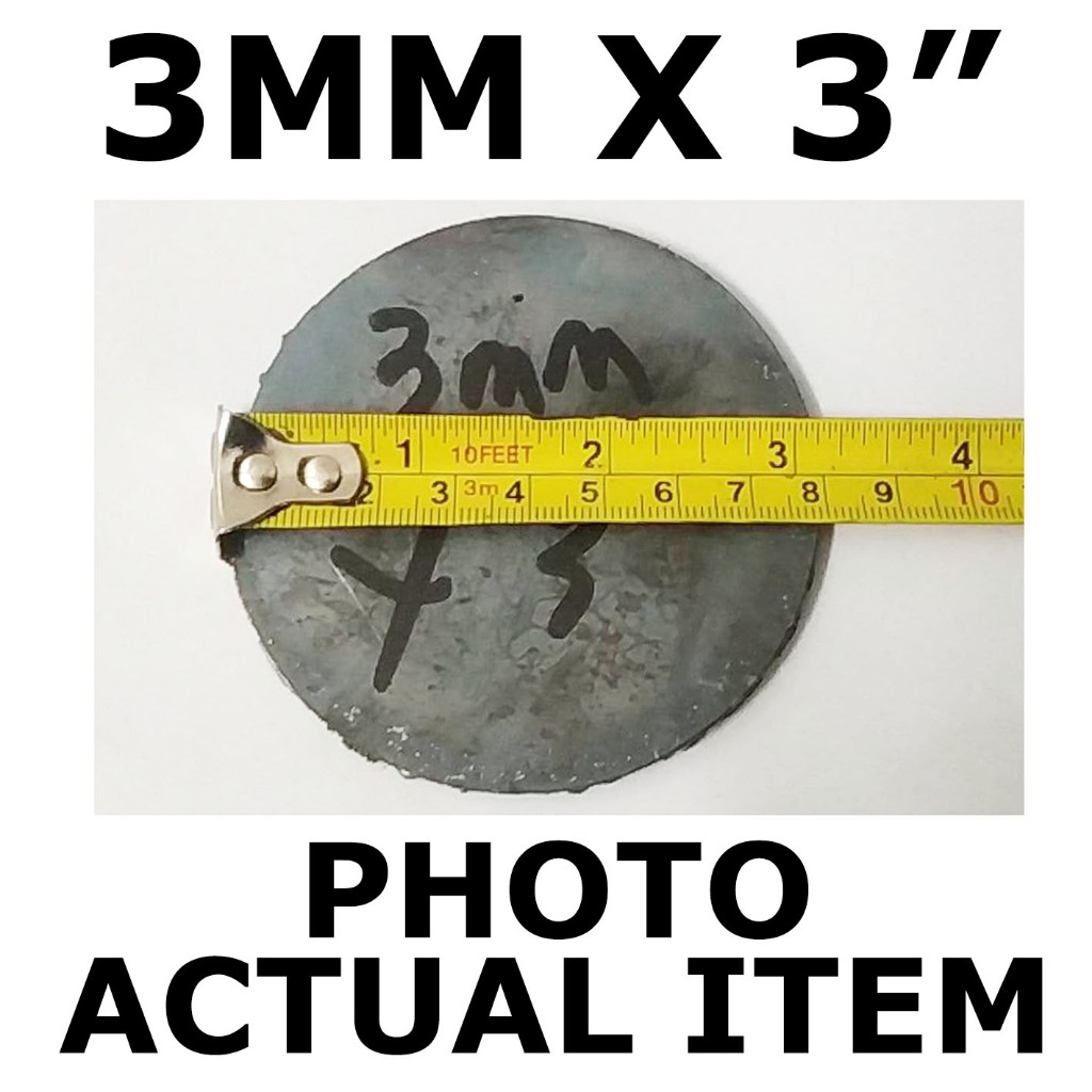 MS BASE PLATE 3MM X 3" MILD STEEL CIRCLE