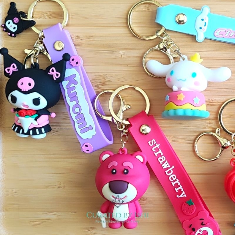Cute Silicone Rubber Cartoon Keychain and or Bag Charm | Shopee Philippines