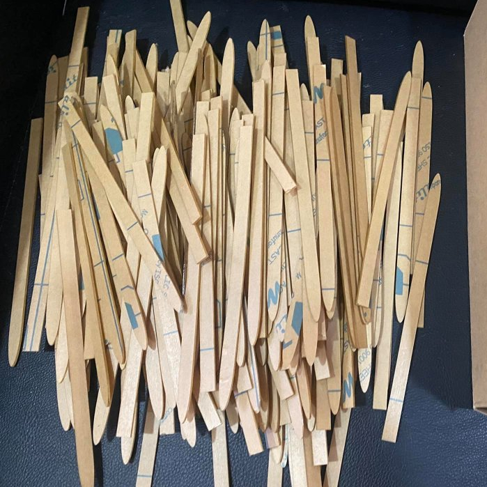 (50pcs) Acrylic Sticks for Cake Topper - (6''/8"/10"/12")x1cm-tickness ...