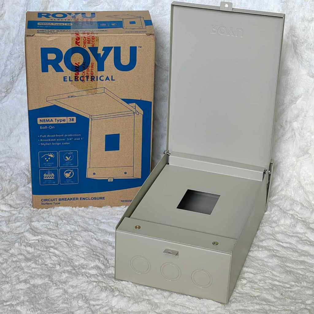 ROYU Circuit Breaker Enclosure Surface Nema Type 3R Bolt-On RES03B2N00 ...