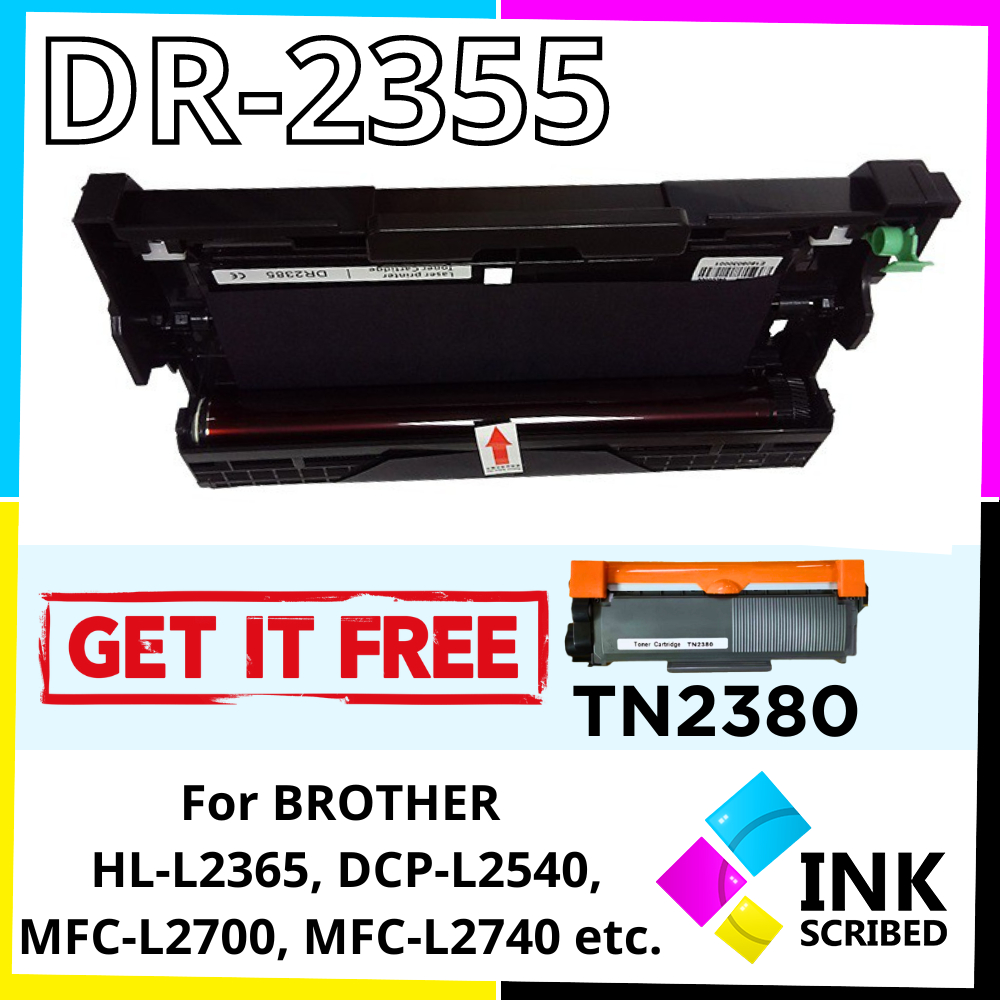 INKSCRIBED DR2355 DR-2355 2355 Compatible Drum Kit for Brother ...