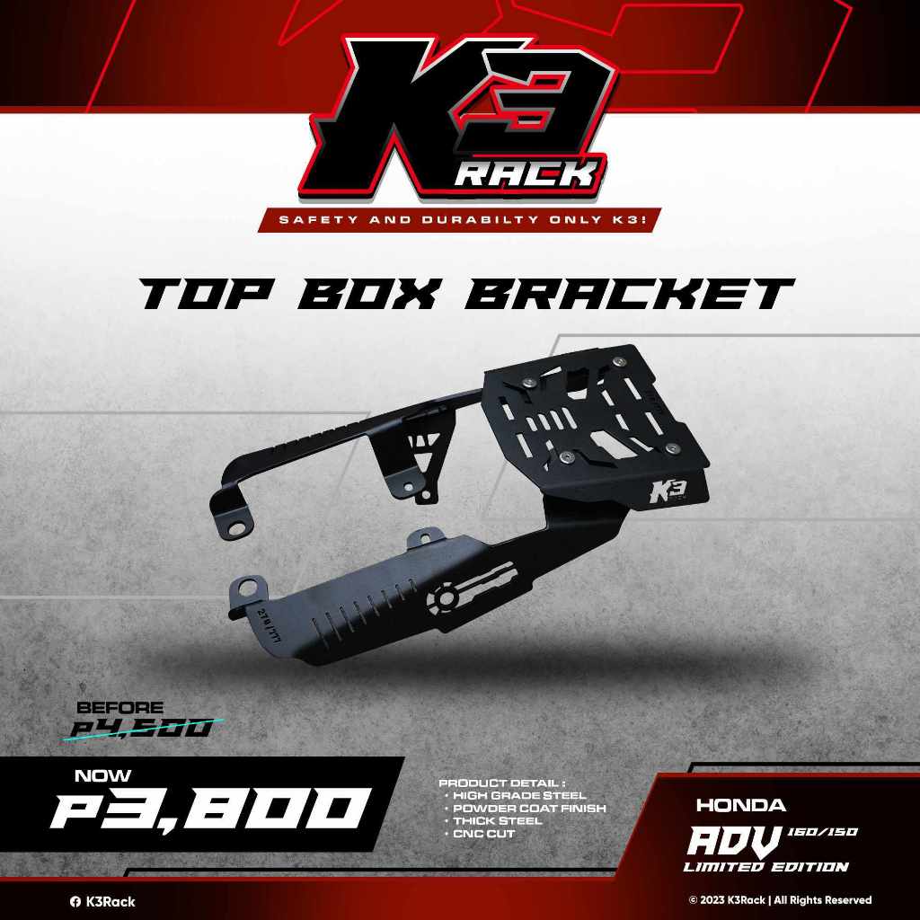 K3 Rack Bracket for Honda ADV (limited edition) | Shopee Philippines