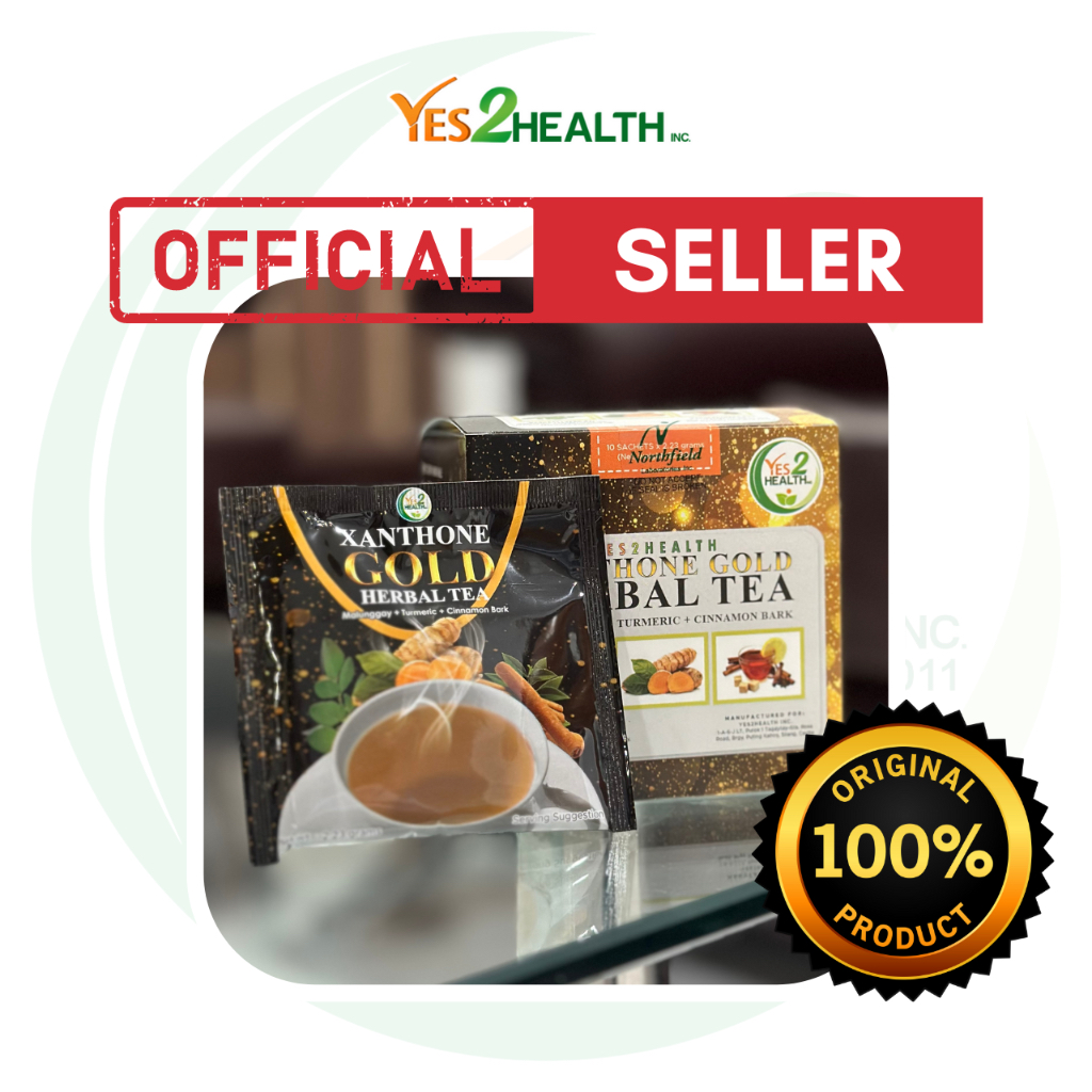Xanthone Gold Herbal Tea (1 box: 10 sachets) | Shopee Philippines