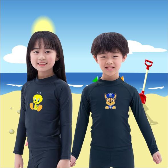 Terno Rash Guard for Kids Black Only | Shopee Philippines