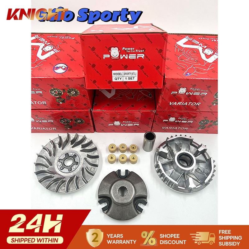 M.POWER STOCK PULLEY SET (MIO SPORTY / MIO i125 / Click 125i / MX-125 ...