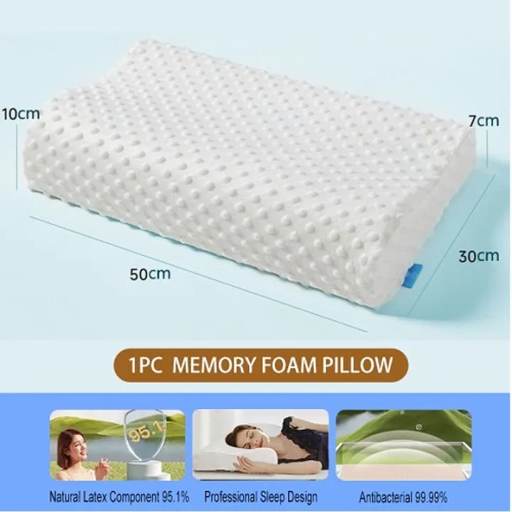 VENTION Orthopedic Pillow Fiber Slow Rebound Memory Foam Pillow ...