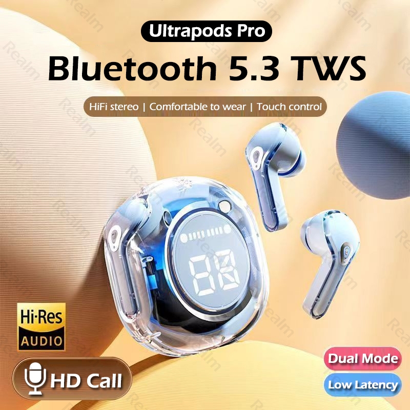 Ultrapods Pro TWS Wireless Earphones Bluetooth with Mic Touch Airbuds ...