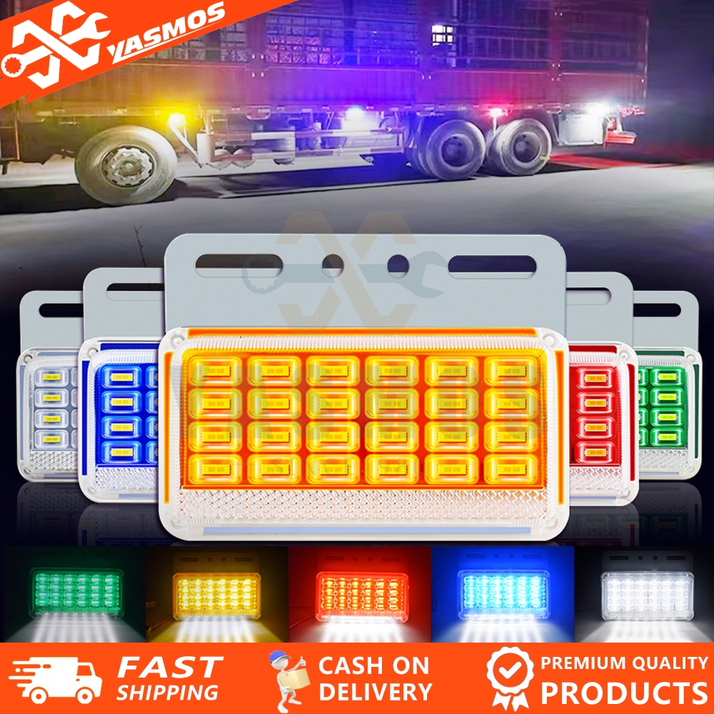 24V LED Light For Truck Bus Boat Rv Side Marker Light Indicator Lamp ...