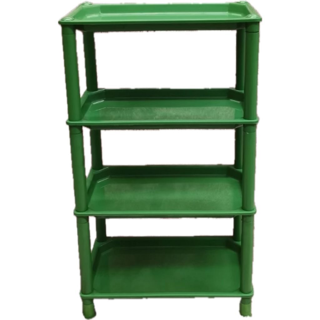 JXW 4 Layer Stand Rectangle Rack Organizer Bathroom Homeroom Storage ...