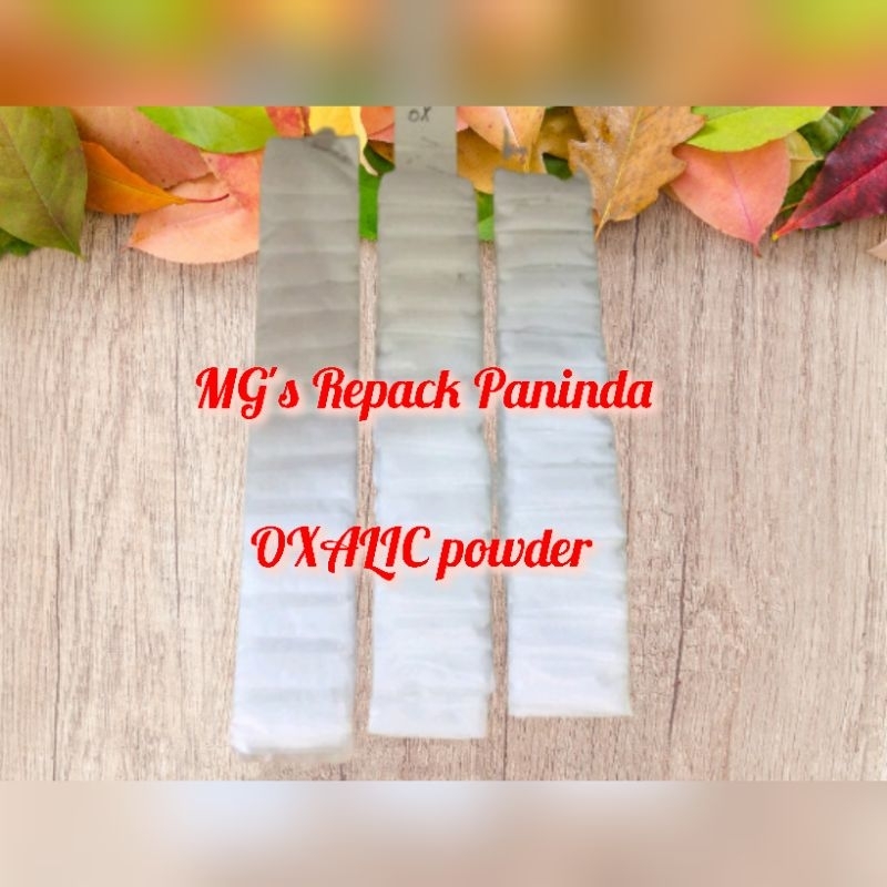 OXALIC Powder Mamiso Repack Paninda(1haba x 15pcs Sachet) | Shopee ...