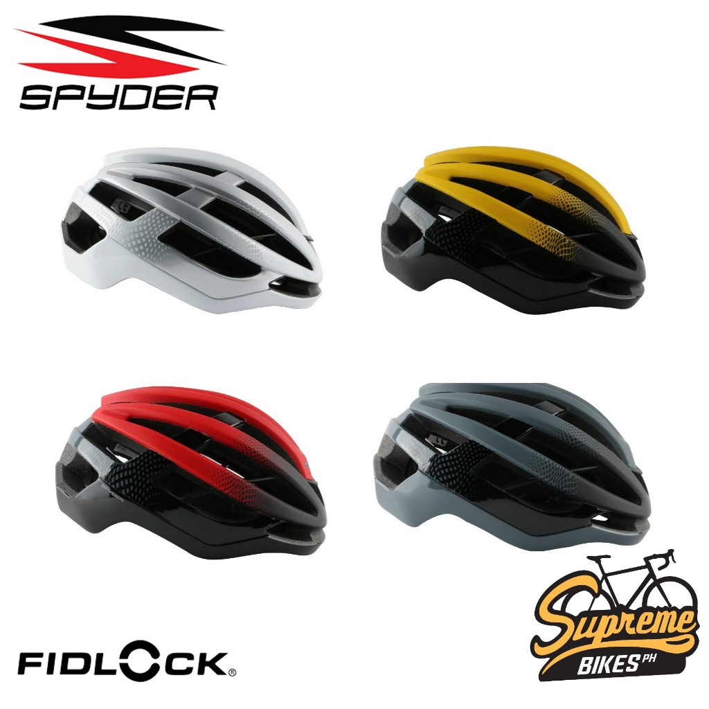 Spyder CARVE Road Bike Helmet with FIDLOCK Aero and Lightweight - Gloss ...