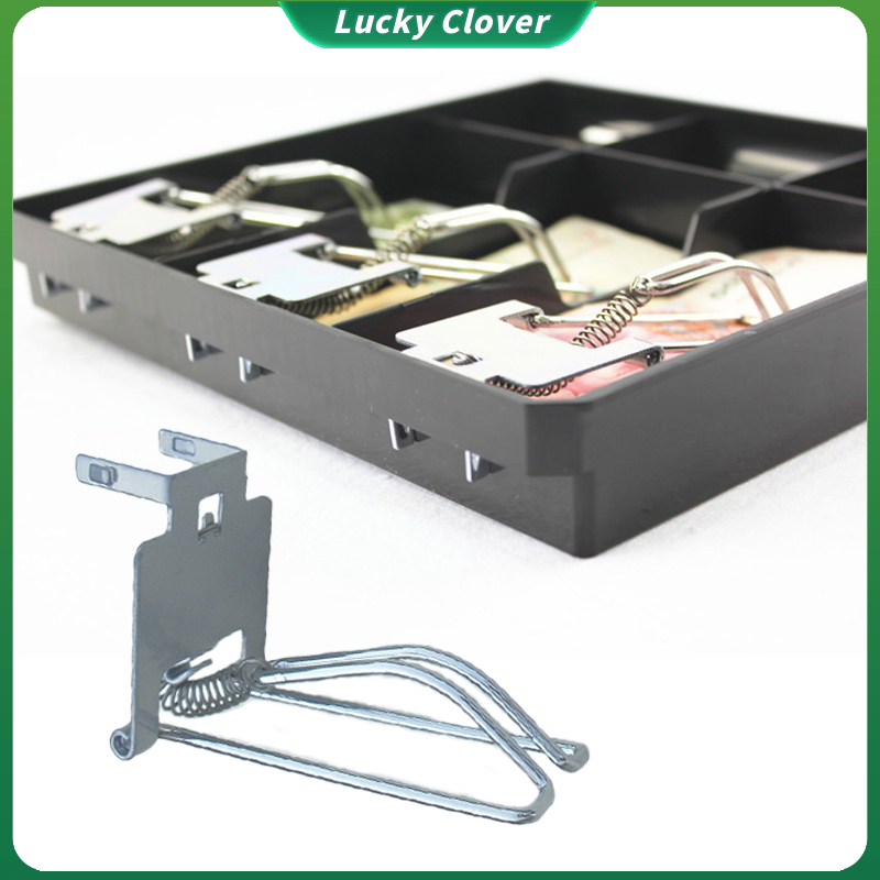 Cash Register Drawer Box Clips Metal Bill Tray Clips Cashier Box Tray ...