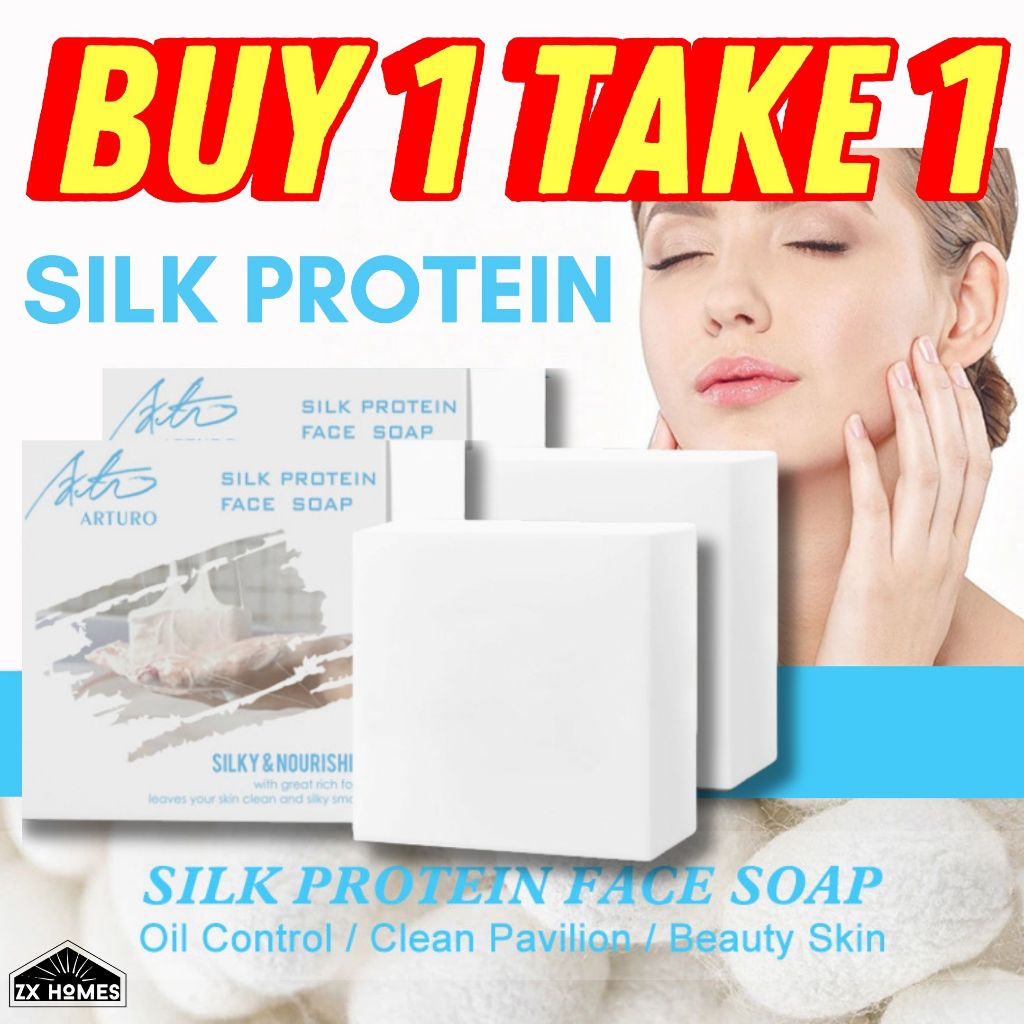 KKJJ [BUY 1 TAKE 1] Arturo 100g Goat Milk Silk Protein Face Bar Facial ...