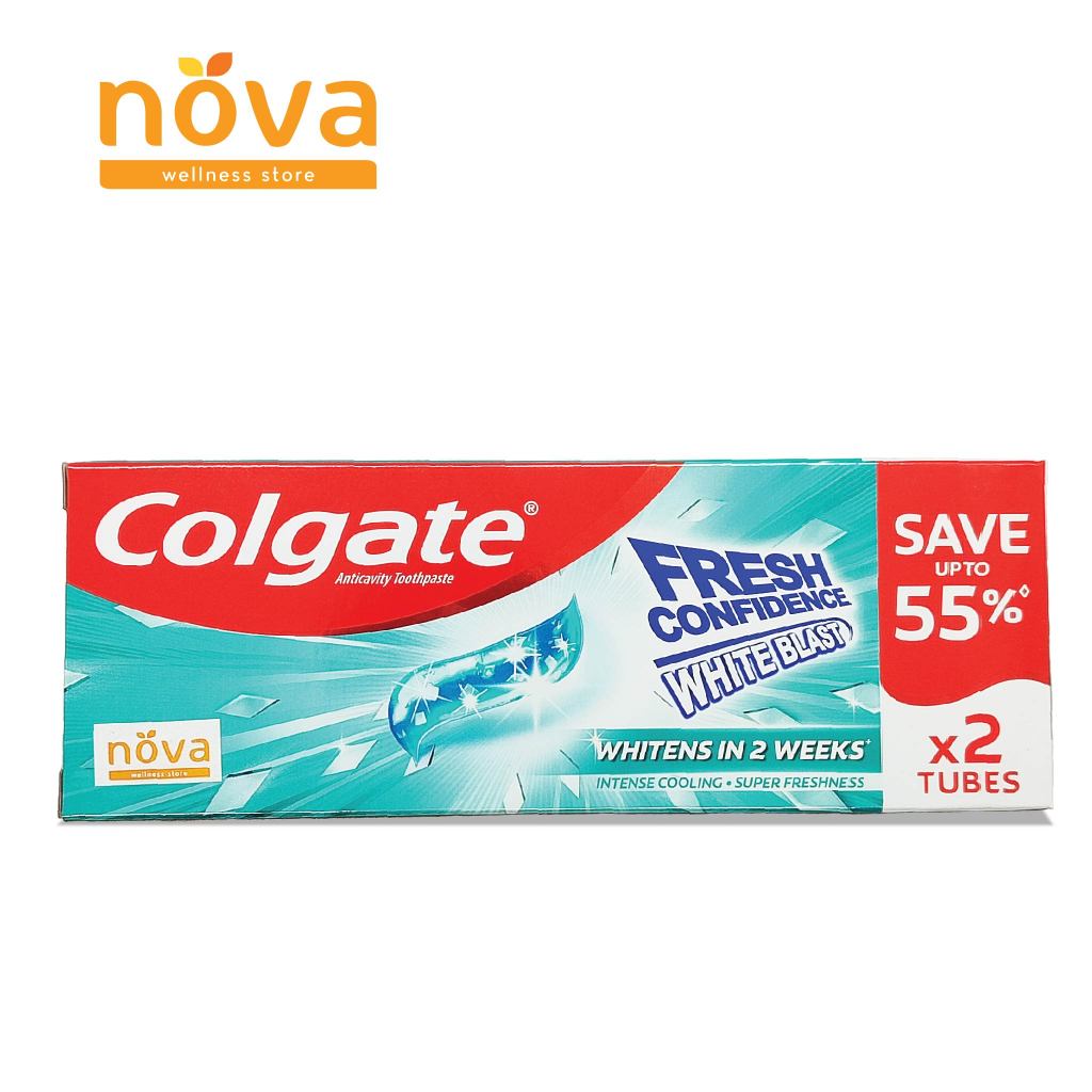 Colgate White Blast Anticavity Toothpaste Twin Pack 2 x 150g (box ...