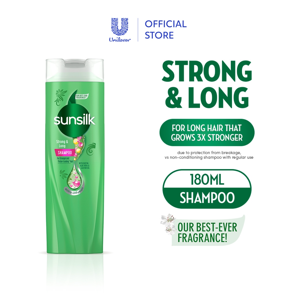 Sunsilk Strong & Long Shampoo 180ml | Shopee Philippines