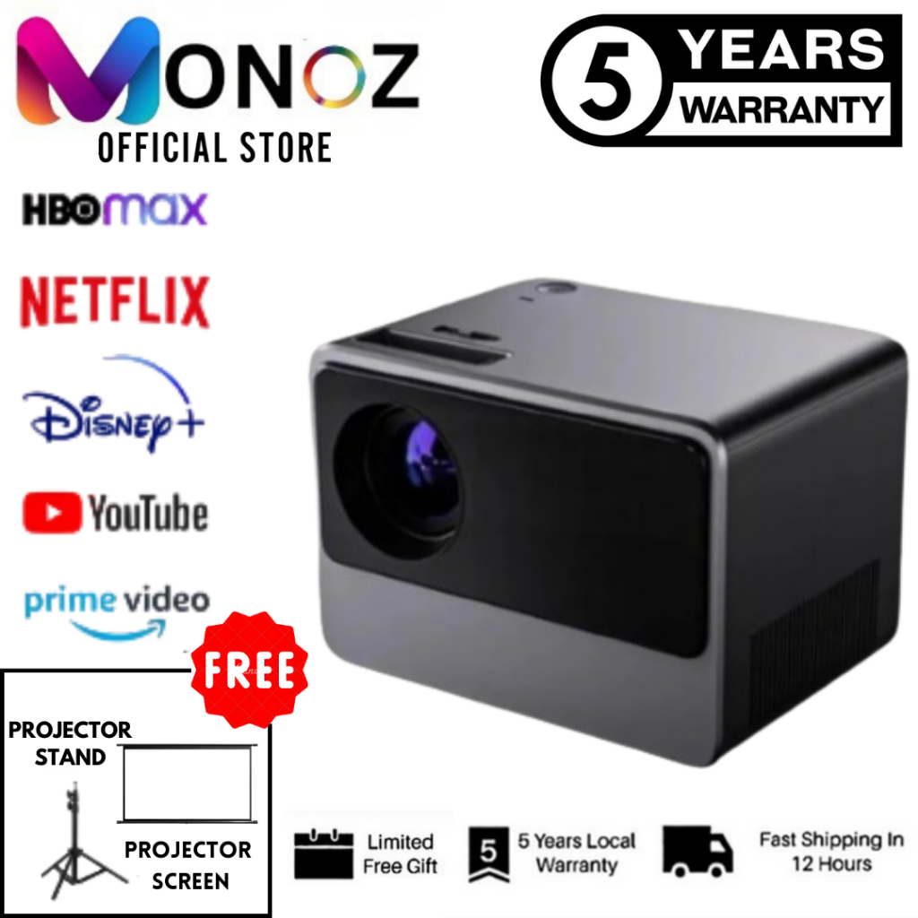 Projector K11 PRO Smart 4K UHD LED Projector OS Android WiFi Bluetooth ...