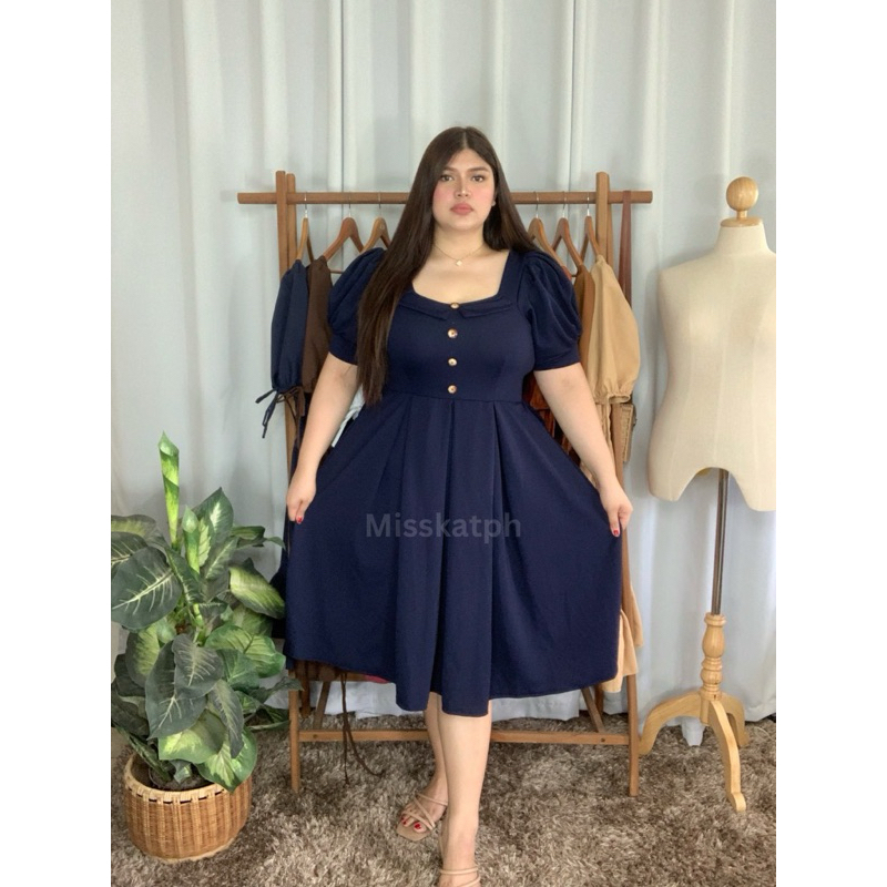 PLUS SIZE: CATHY DRESS | Shopee Philippines