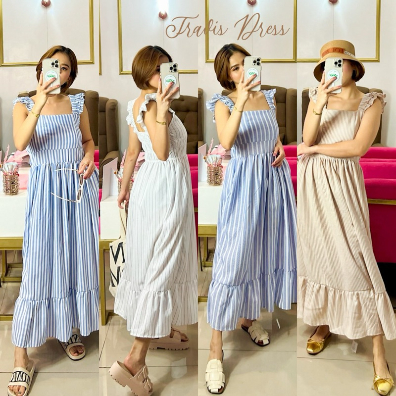 PBC TRAVIS DRESS (Premium Chambray) | Shopee Philippines