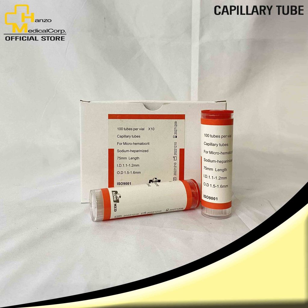 KINGMED CAPILLARY TUBE RED (100's) | Shopee Philippines