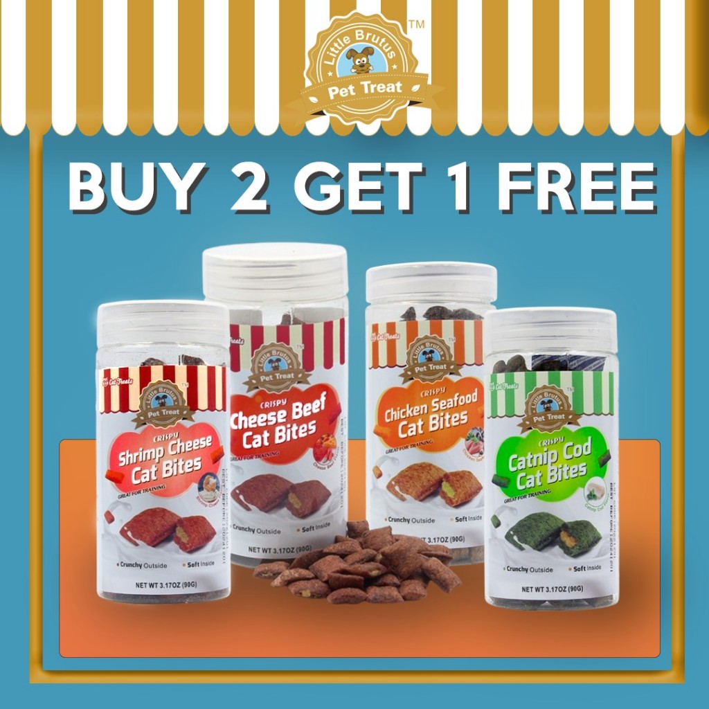 Little Brutus Catnip Sandwich Bites BUY 2 TAKE 1 90g | Shopee Philippines