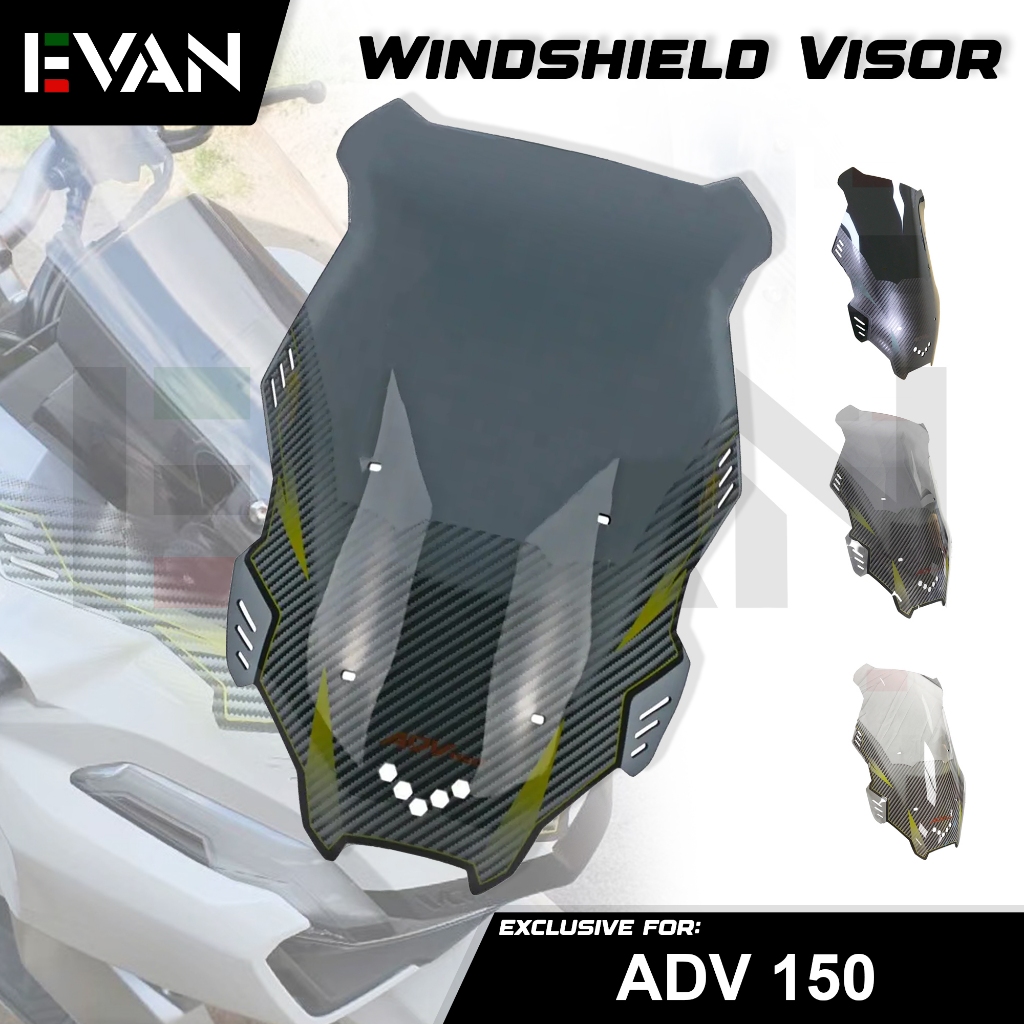 EVAN PH Honda ADV 150 Windshield Visor 3 Variants High Quality ...
