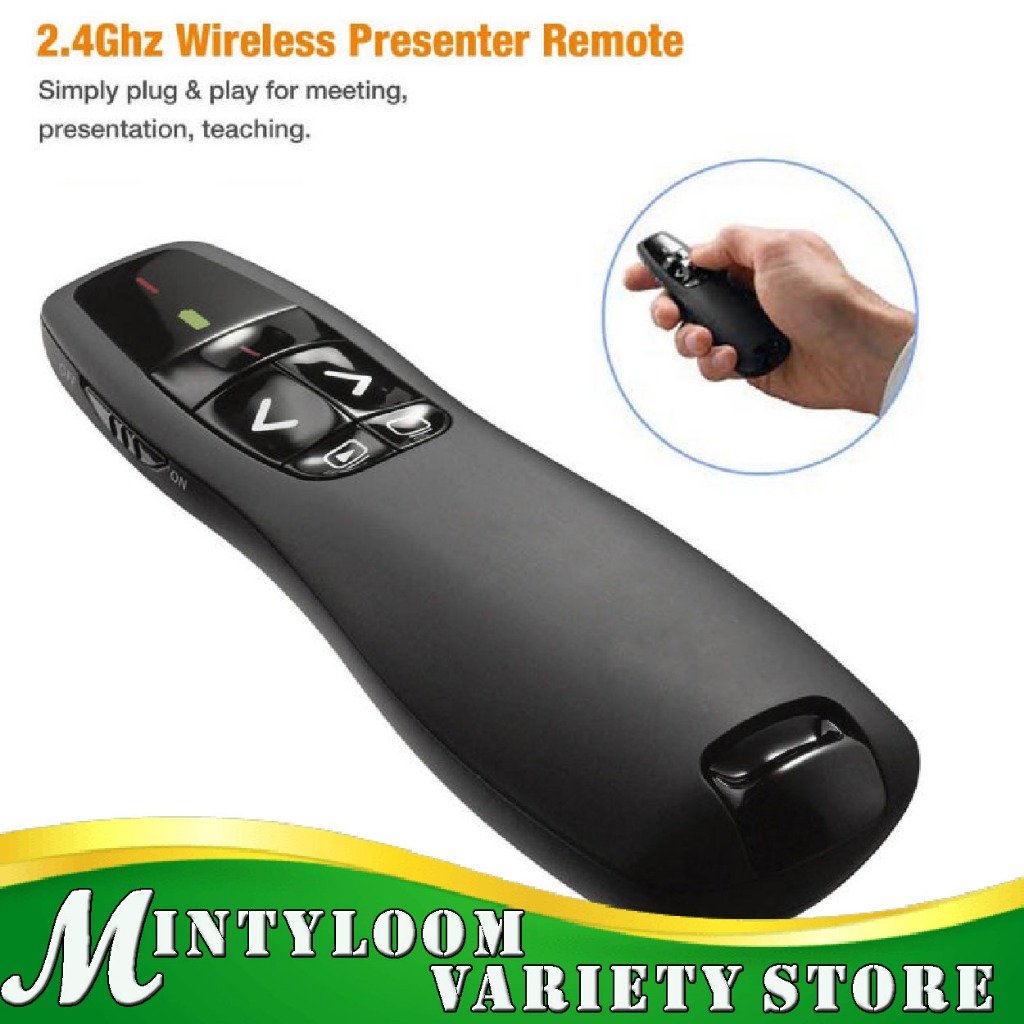 R400 Wireless Presenter Red Laser Pointer PPT Remote Control ...