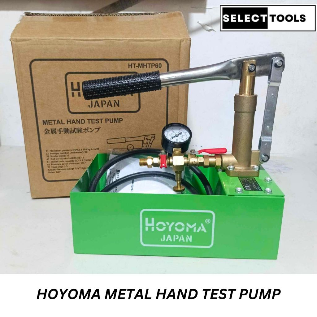 Hoyoma Japan Metal Hand Test Pump Pressure Test Pump | Shopee Philippines