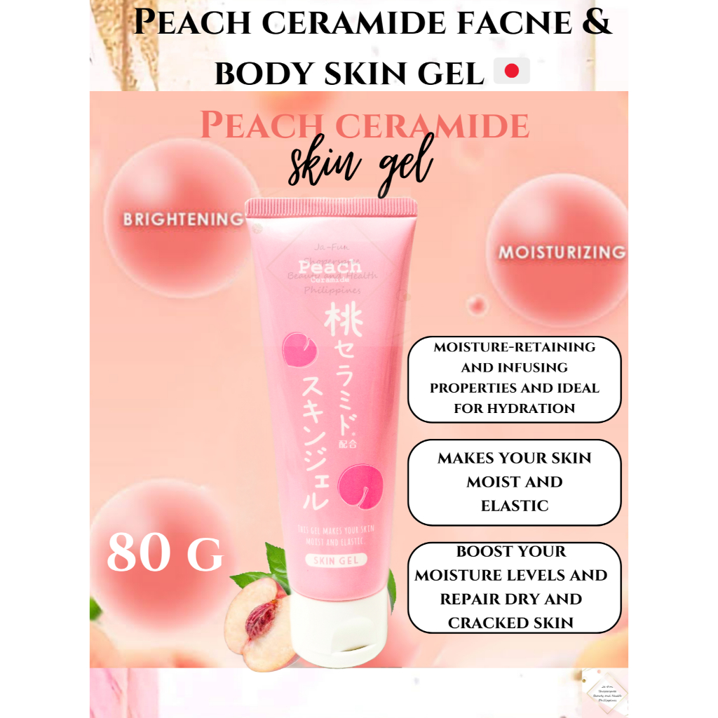 JAPAN PEACH CERAMIDE FACE & BODY SKIN GEL ( BODY LOTION ) | Shopee ...