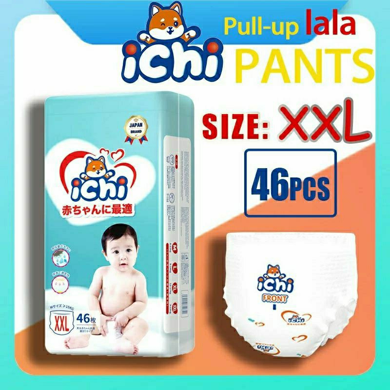 Ichi Pull-up Pants Diaper size XXL(46PCS) | Shopee Philippines