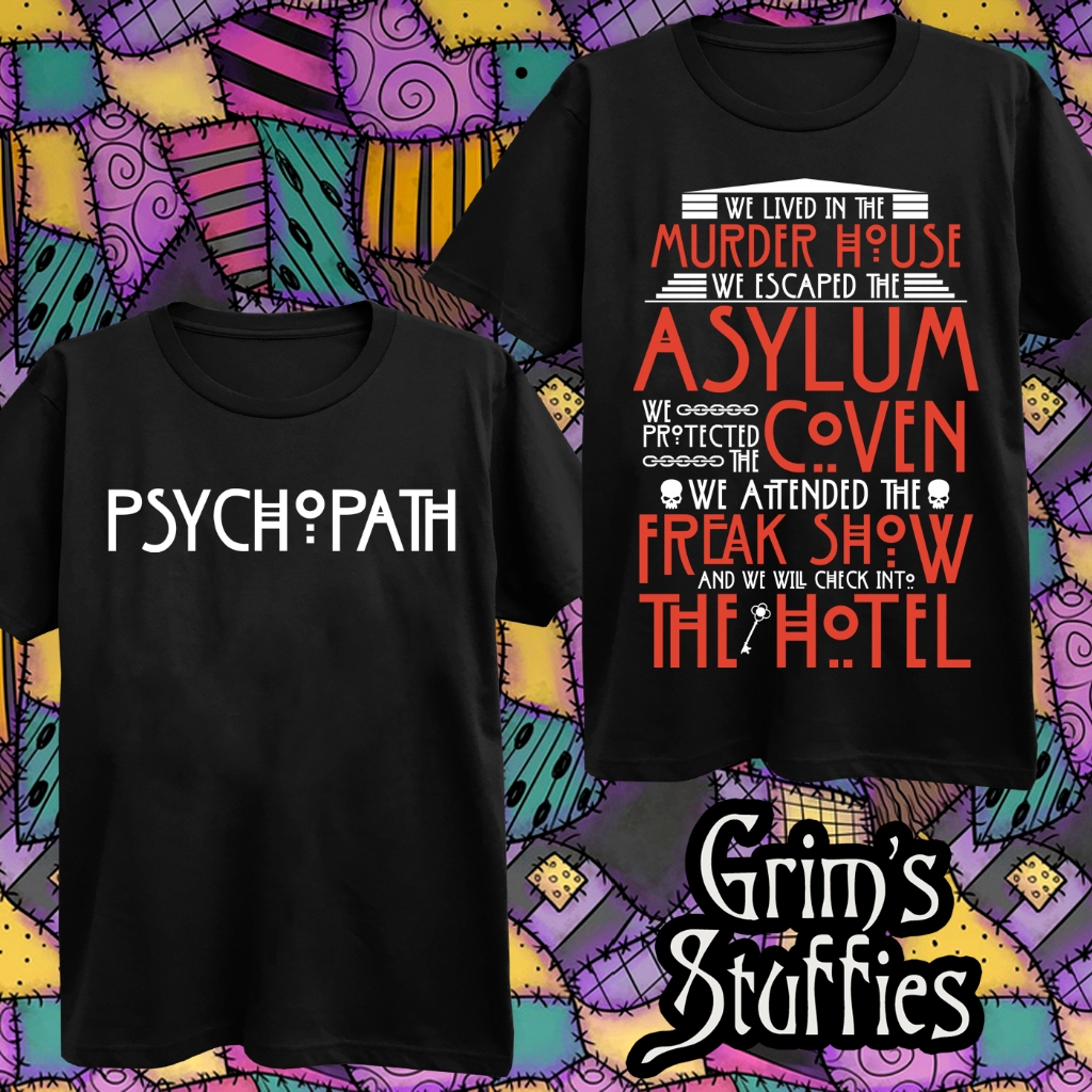 American Horror Story shirt + AHS, Ryan Murphy, Evan Peters ahs01 ...