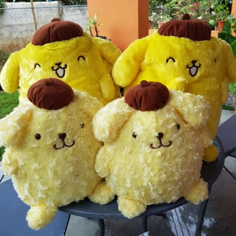Pompompurin sanrio license with tag (JUMBO SIZE) huggable | Shopee ...