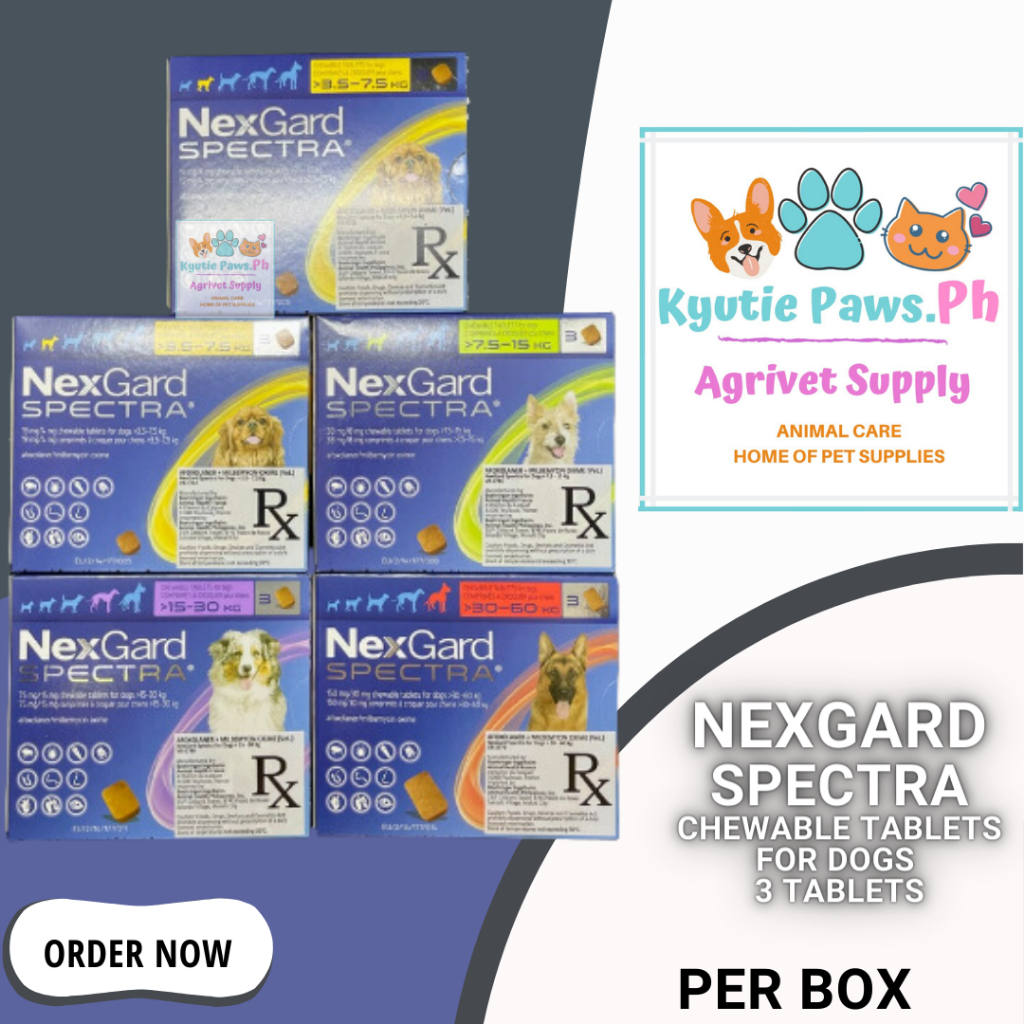 NexGard Spectra Chewable Tablets with Sticker 1pc | Shopee Philippines