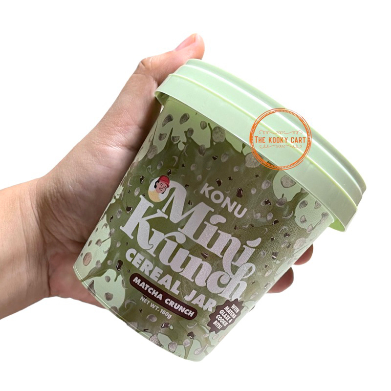 Konu Mini Krunch Cereal Chocolate Coated Snack in a Jar Kuno | Shopee ...