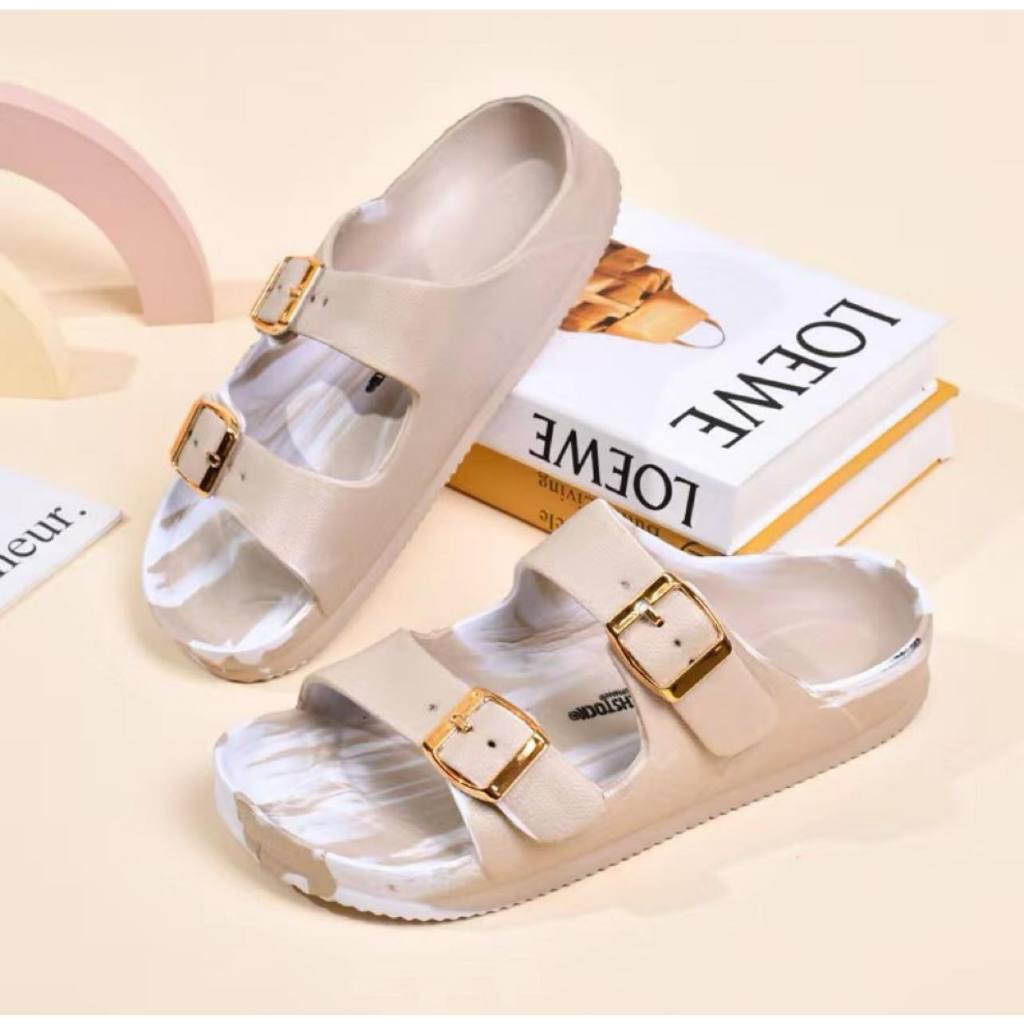 Tie Dye Inspired Soft Two Strap Slides for Women (UNISEX) | Shopee ...