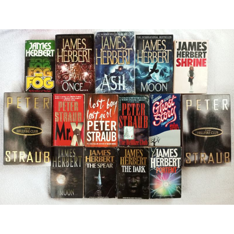 PETER STRAUB Books /JAMES HERBERT Books - (RARE / VINTAGE HORROR BOOKS ...