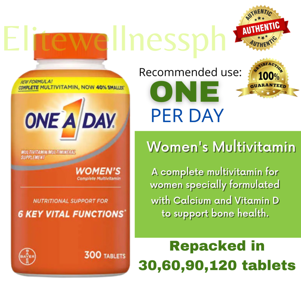 One A Day Women's Multivitamin, Formulated for Women to Support Bone ...