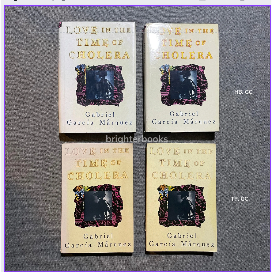 Love in the Time of Cholera Novel by Gabriel García Márquez hardbound ...