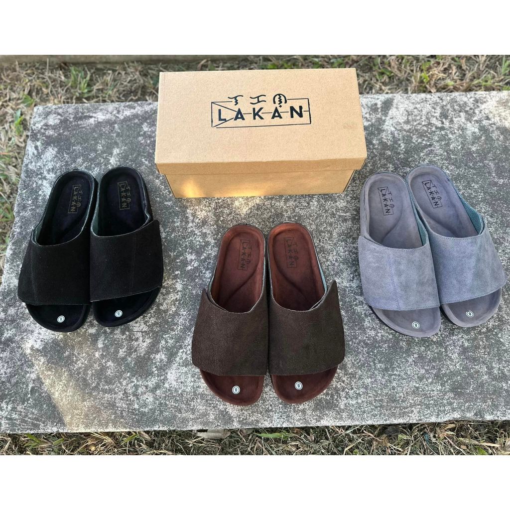 Lakan PH SULTA SLIDES Genuine Leather Made in Marikina for Men | Shopee ...