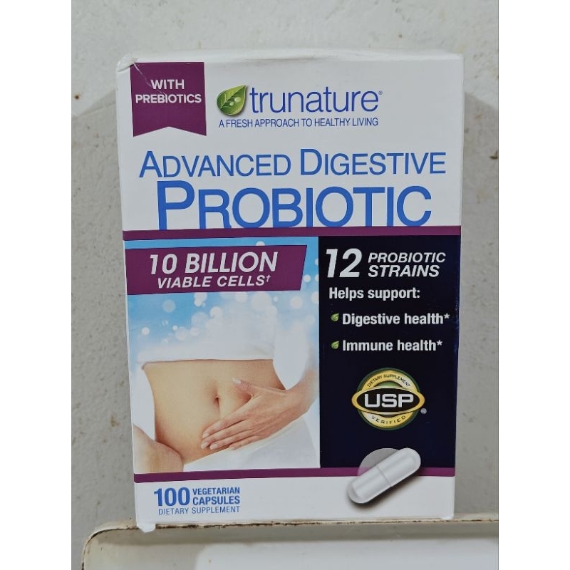 Trunature Digestive Probiotic capsule digestion stomach colon detox ...