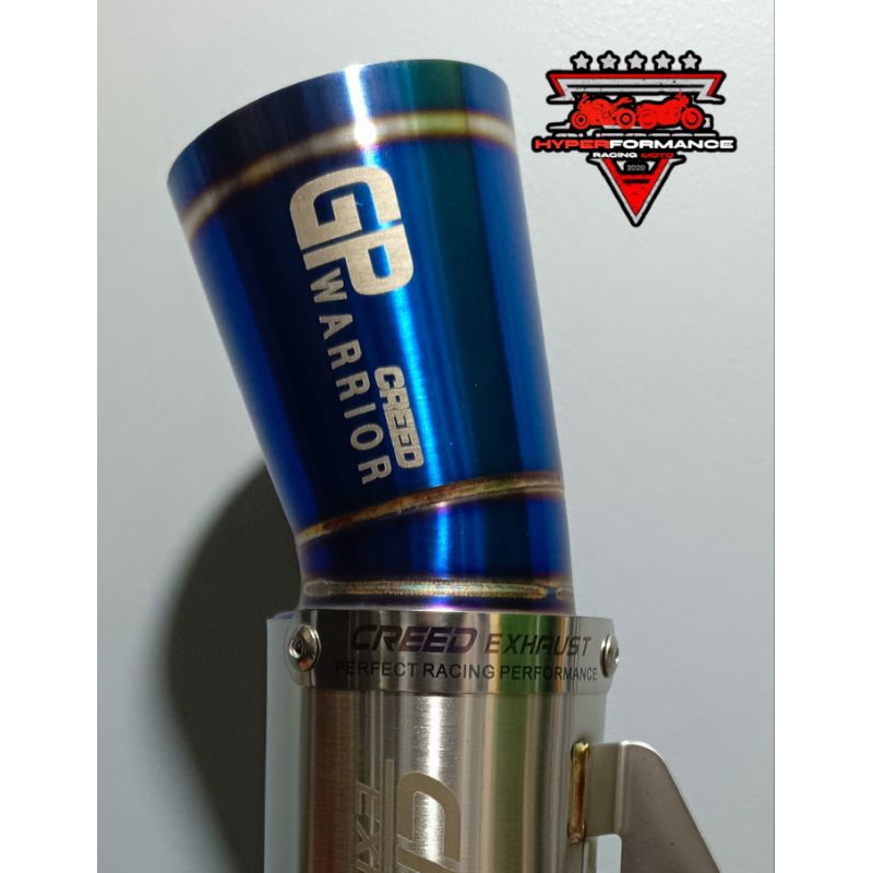 CREED GP WARRIOR RACING EXHAUST | Gp Warrior CONICAL MUFFLER | Conical ...