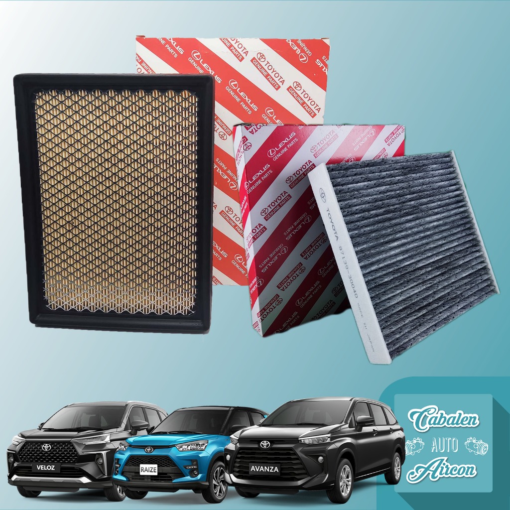Toyota Raize (22-up), Avanza (22-up), Veloz (22-up) Cabin + Air filter ...