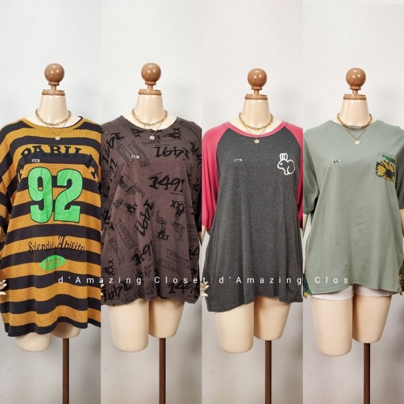 2/2 K-Tees Casual • Oversized T-shirt Collection (Ukay/Preloved ...