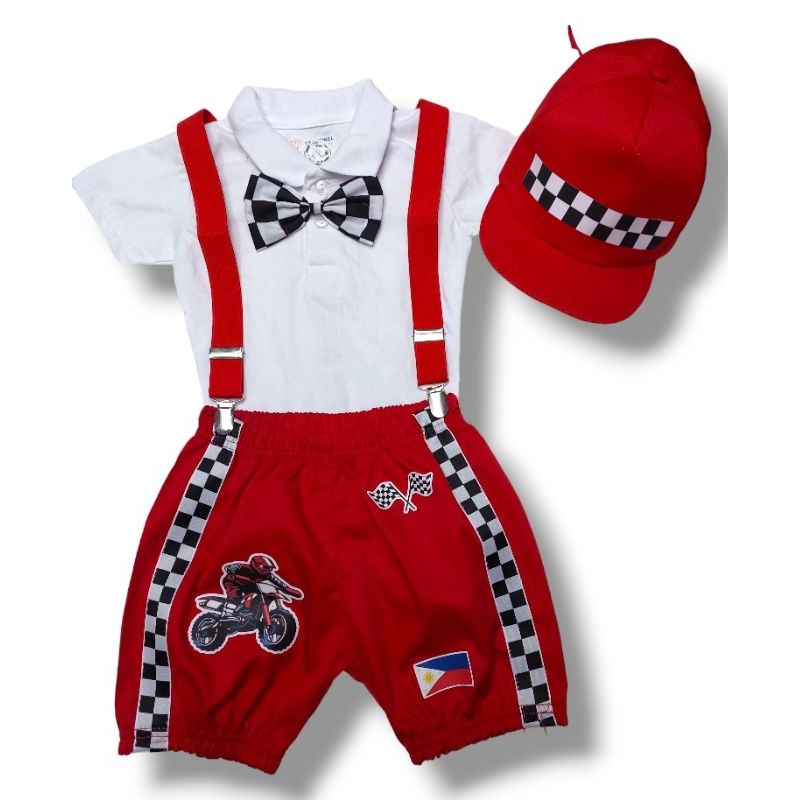 Motor Racing birthday outfit costume for baby boy | Shopee Philippines