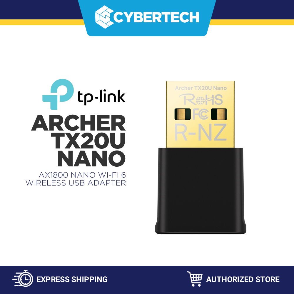 Cybertech TP-Link Archer TX20U Nano AX1800 Nano Wi-Fi 6 Wireless USB ...