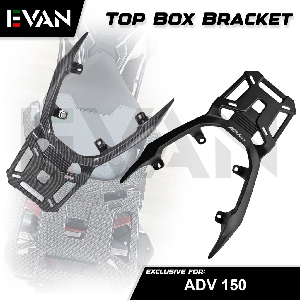 EVAN.PH Honda ADV 150 Top Box Bracket Rear Bracket Heavy Duty Made in ...