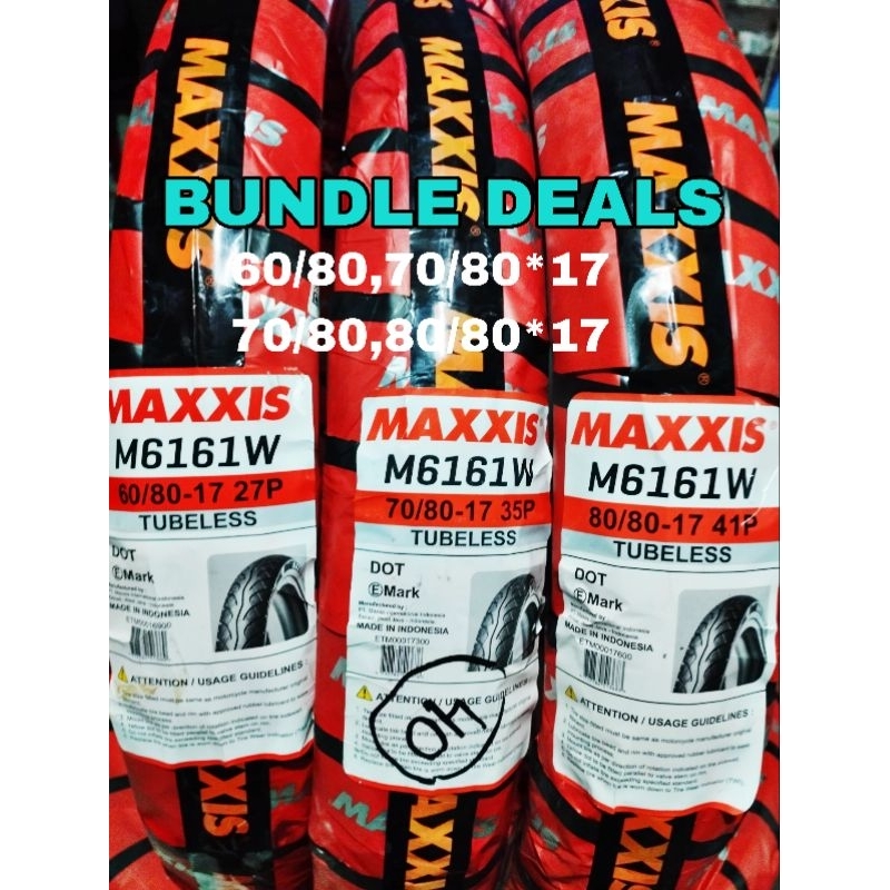 ORIGINAL MAXXIS TUBELESS RIM 17" BUNDLE set W/ or W/ OUT PITO & TIRE ...
