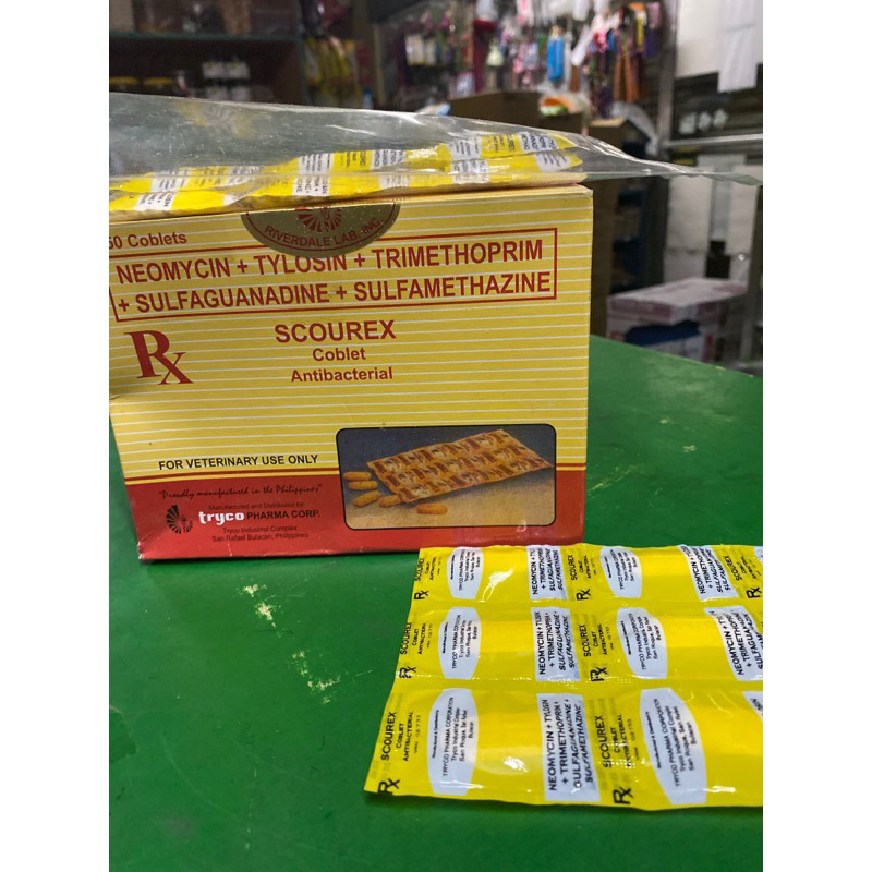 Scourex Coblet Tryco 1 pc tablet/Anti-scour Anti-diarrhea Goats cattle ...