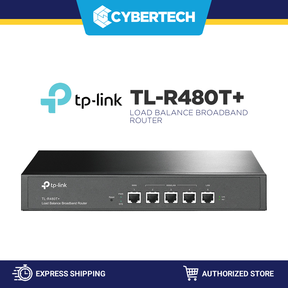 Cybertech TP-Link TL-R480T+ Load Balance Broadband Router | Shopee ...